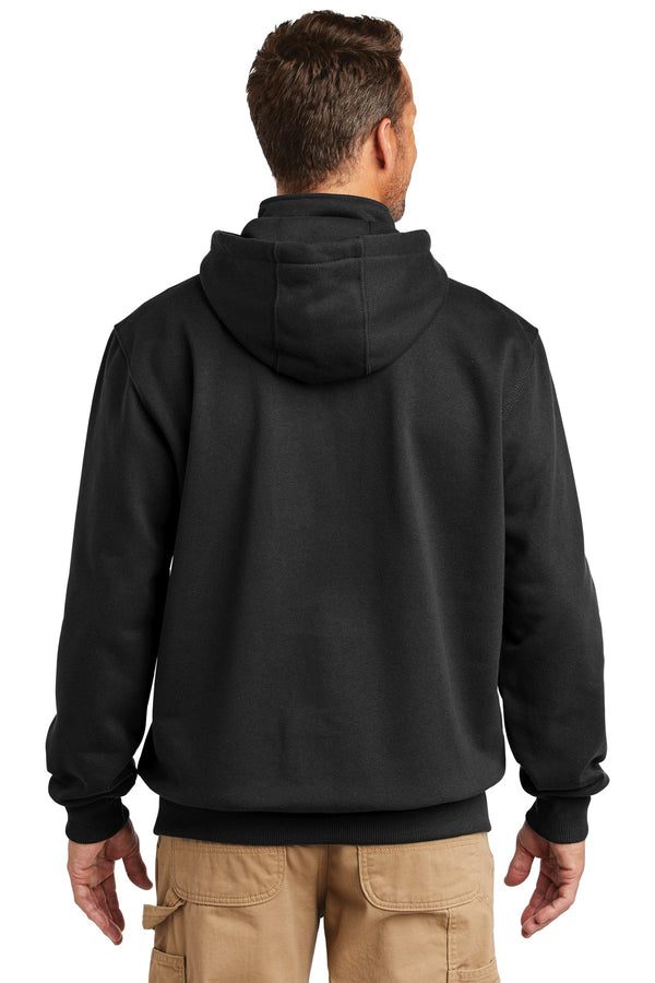 Carhartt Rain Defender Paxton Heavyweight Hooded Zip Mock Sweatshirt C - Atomic Threads